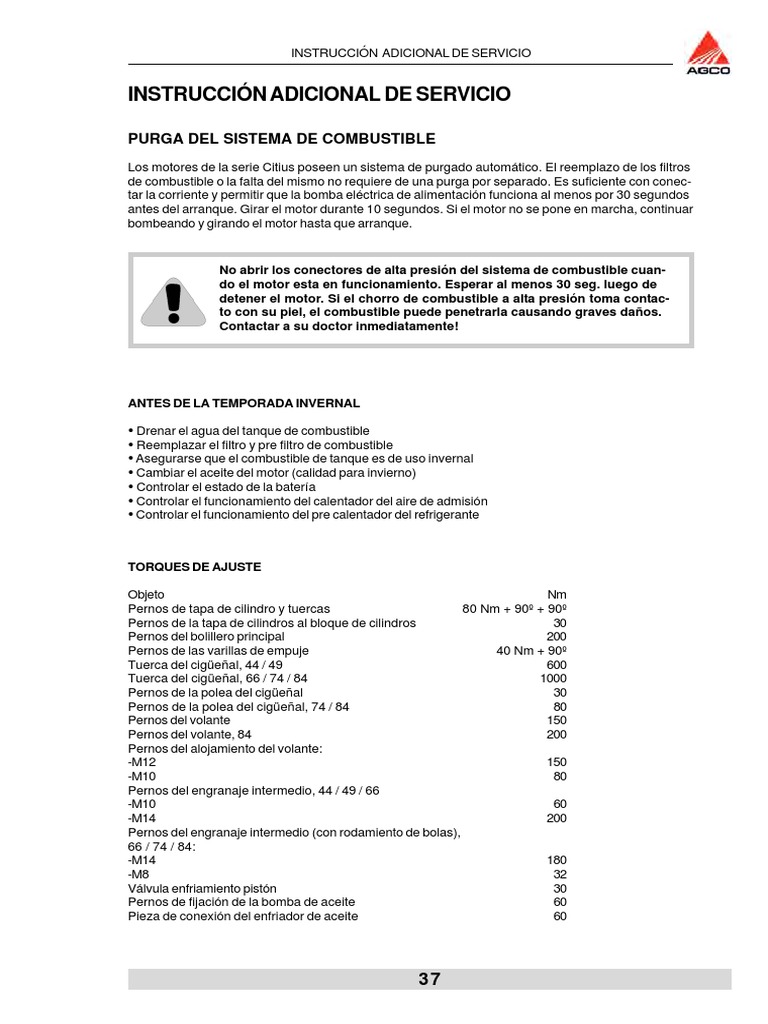 SISU Citius 44-49-66-74-84 CTA TIER III Parte6 PDF | PDF ...