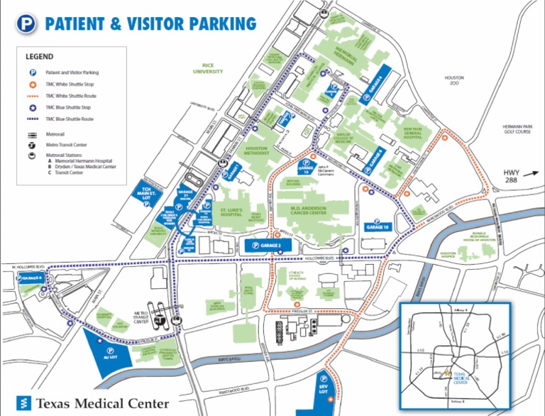 Texas Medical Center Patient & Visitor's Parking | PDF