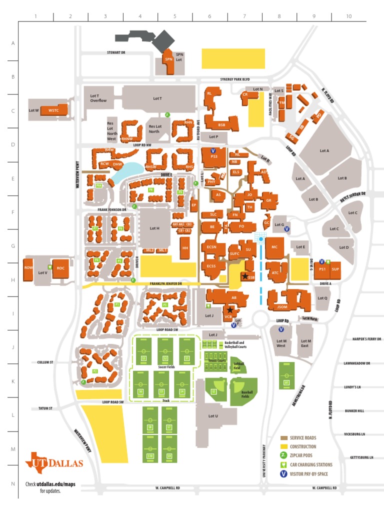 N. FL Oyd RD: Check Utdallas - Edu/maps For Updates | PDF | Game Theory ...