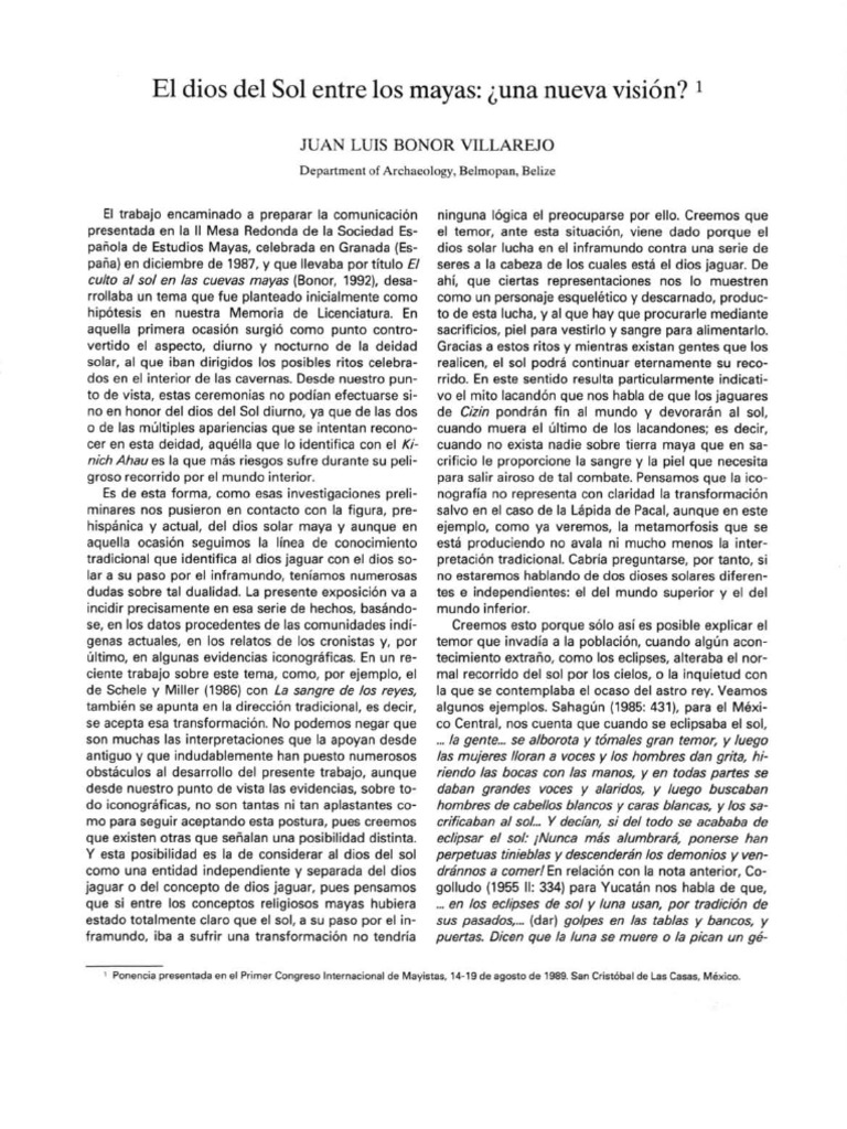 El Dios Del Sol Entre Los Mayas | Descargar gratis PDF | Civilización ...