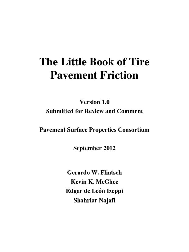 Tire-Pavement Friction and Safety | PDF | Tire | Road Surface