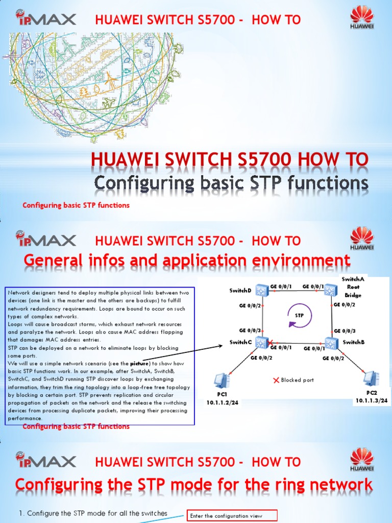 Stp Huawei | Network Switch | Internet Architecture