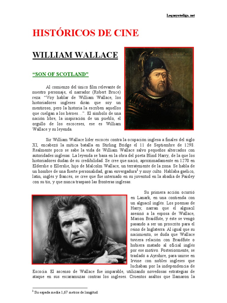 William Wallace | PDF | Agitación | Conflicto armado