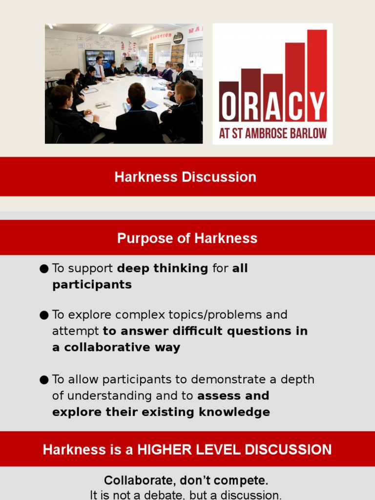CPD Harkness Discussions - Final | PDF | Curriculum | Persuasion