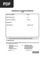 PASAT. Protocolo de Aplicación | PDF