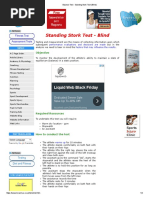 Stork Balance Stand Test Guide | PDF