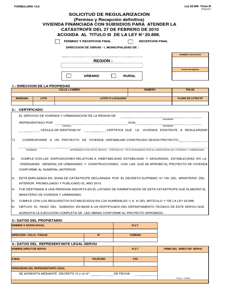 Ley 20898 | PDF | Gobierno