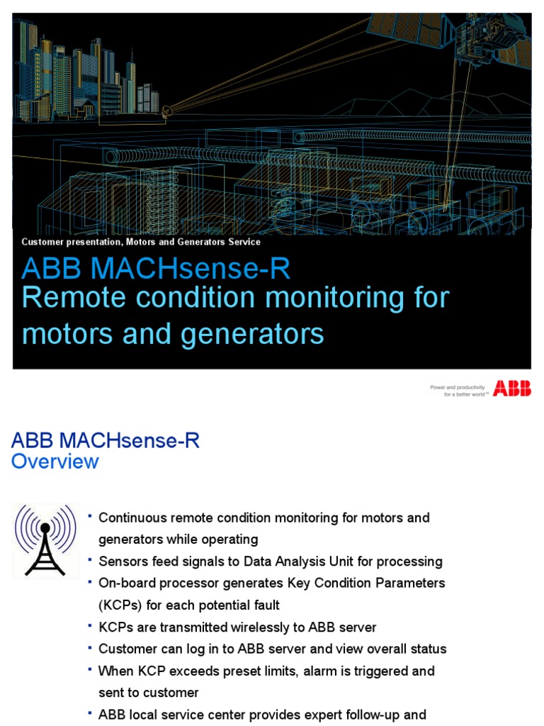 ABB MACHsense-R - Customer Presentation | PDF | Monitoring (Medicine ...