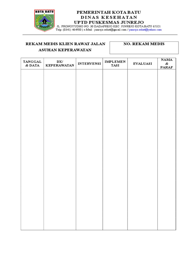 Form Asuhan Keperawatan | PDF