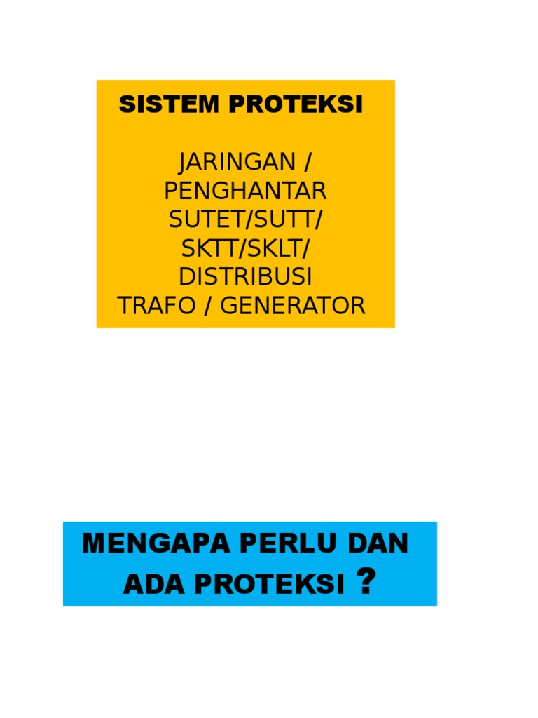 Sistem Proteksi Jaringan PLN P3B 2007 | PDF
