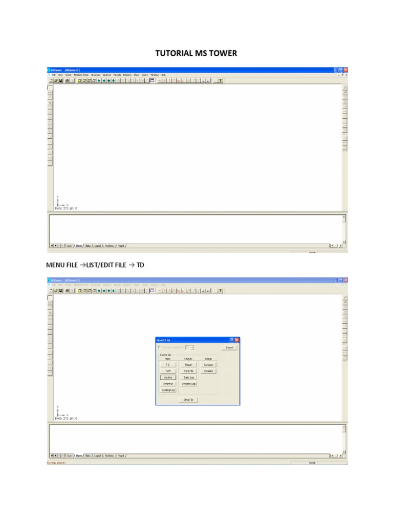 Ms Tower Tutorial | PDF | Science & Mathematics | Computers