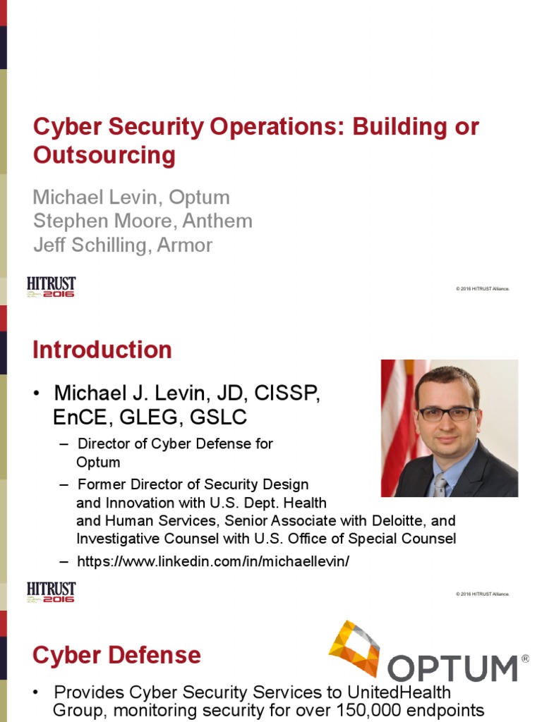 Cyber Security Operations | PDF | Threat (Computer) | Information ...