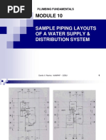 3.sample Piping Layouts of A Water Supply & | PDF | Water Supply ...