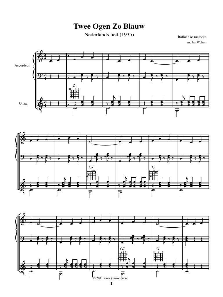 Twee Ogen Zo Blaauw | PDF