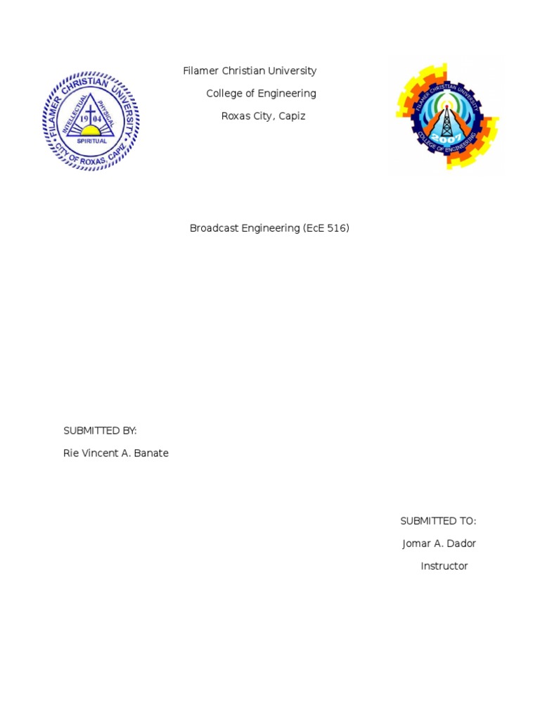 Filamer Christian University | PDF