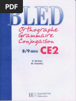 Bled Ce1 Orthographe | PDF