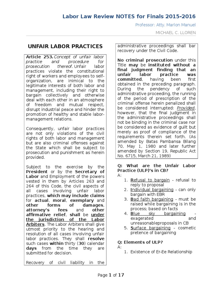 Labor Notes For FINALS | Download Free PDF | Strike Action ...