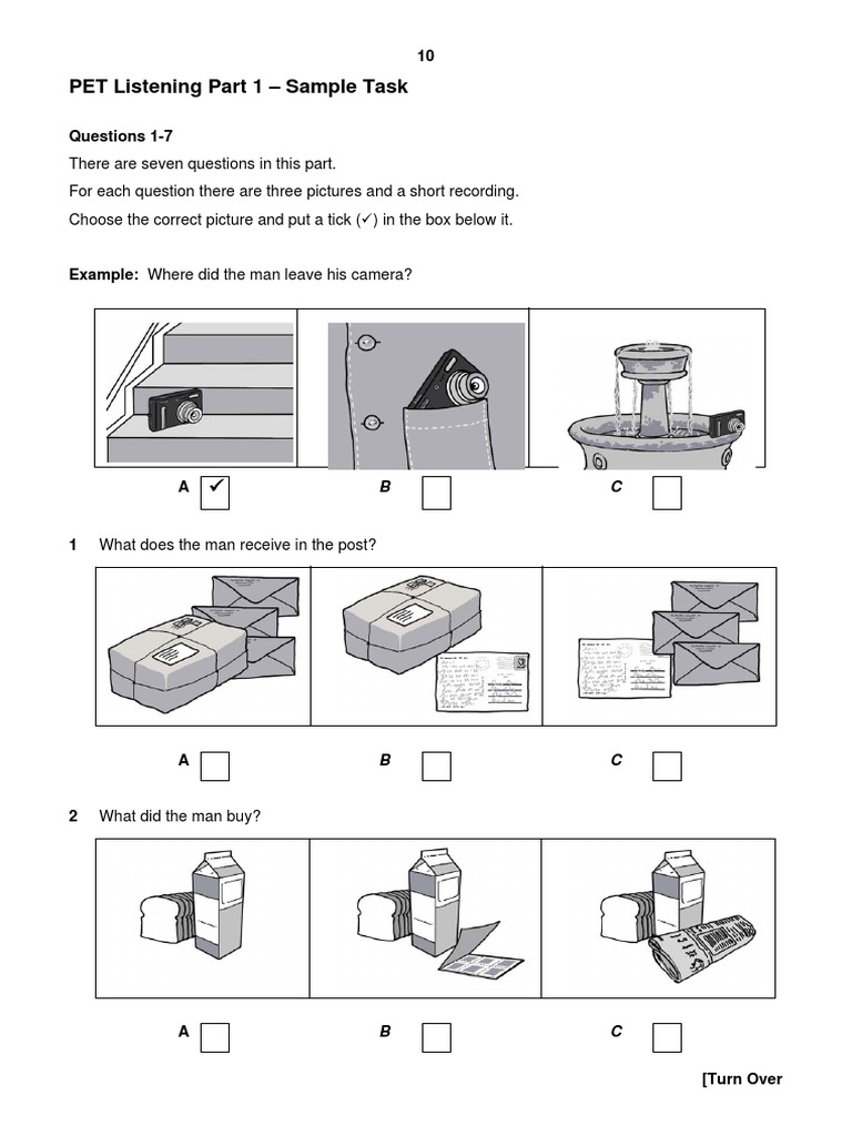 Pet Listening Part 1 | PDF