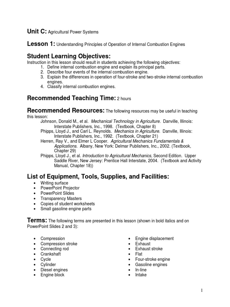 Ed Mach Afg Unitc Lesson1 Principles Operation Internal Combust Engines ...