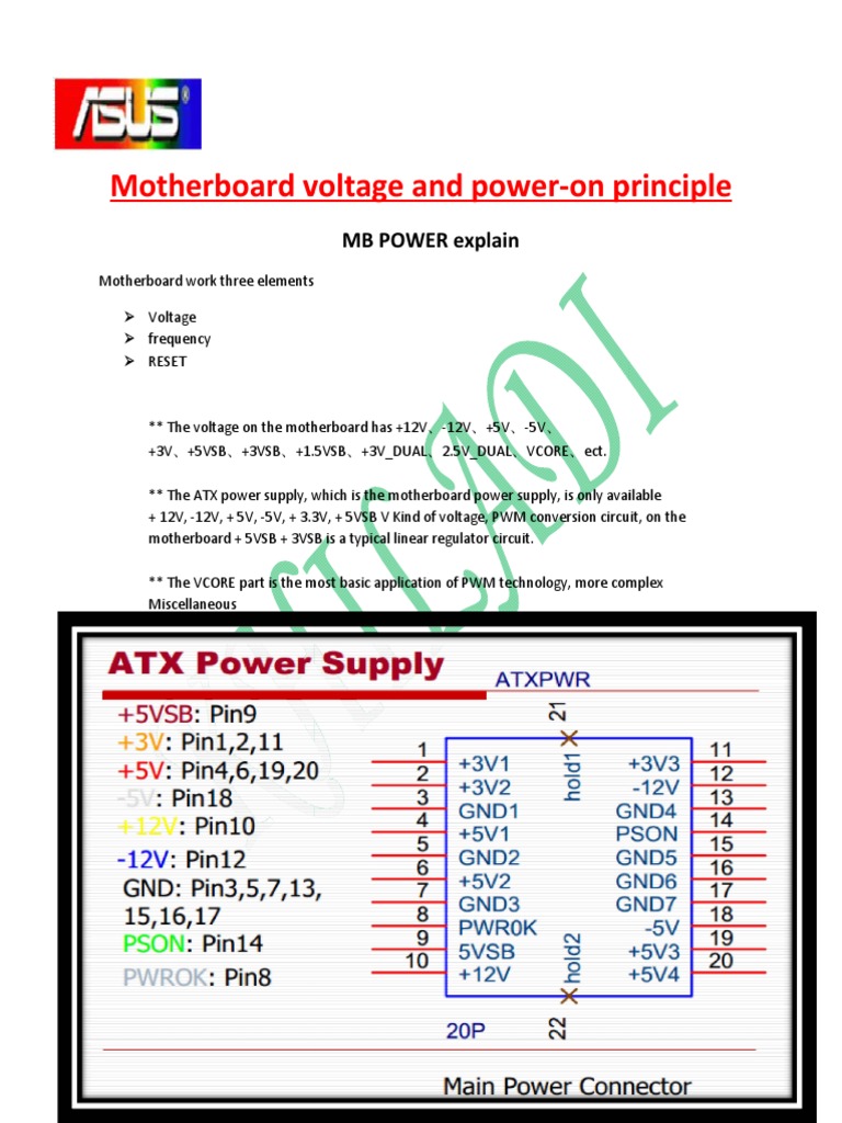 MOTHERBOARD POWER ON SEQUENCE | Power Supply | Digital Electronics