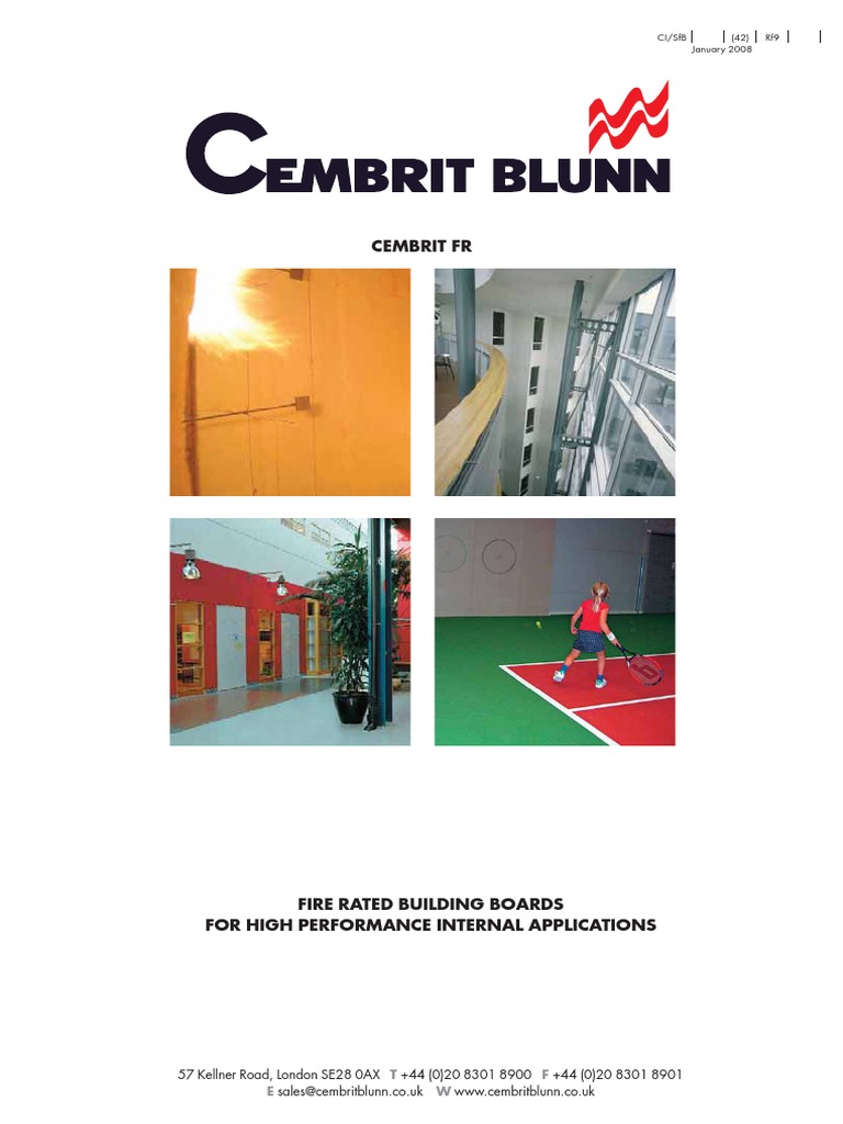 Cembrit Multi Force (FR) Building Boards | PDF