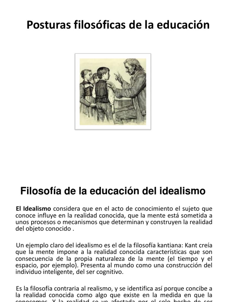 Filosofías Educativas y su Impacto | PDF | Materialismo | Alma