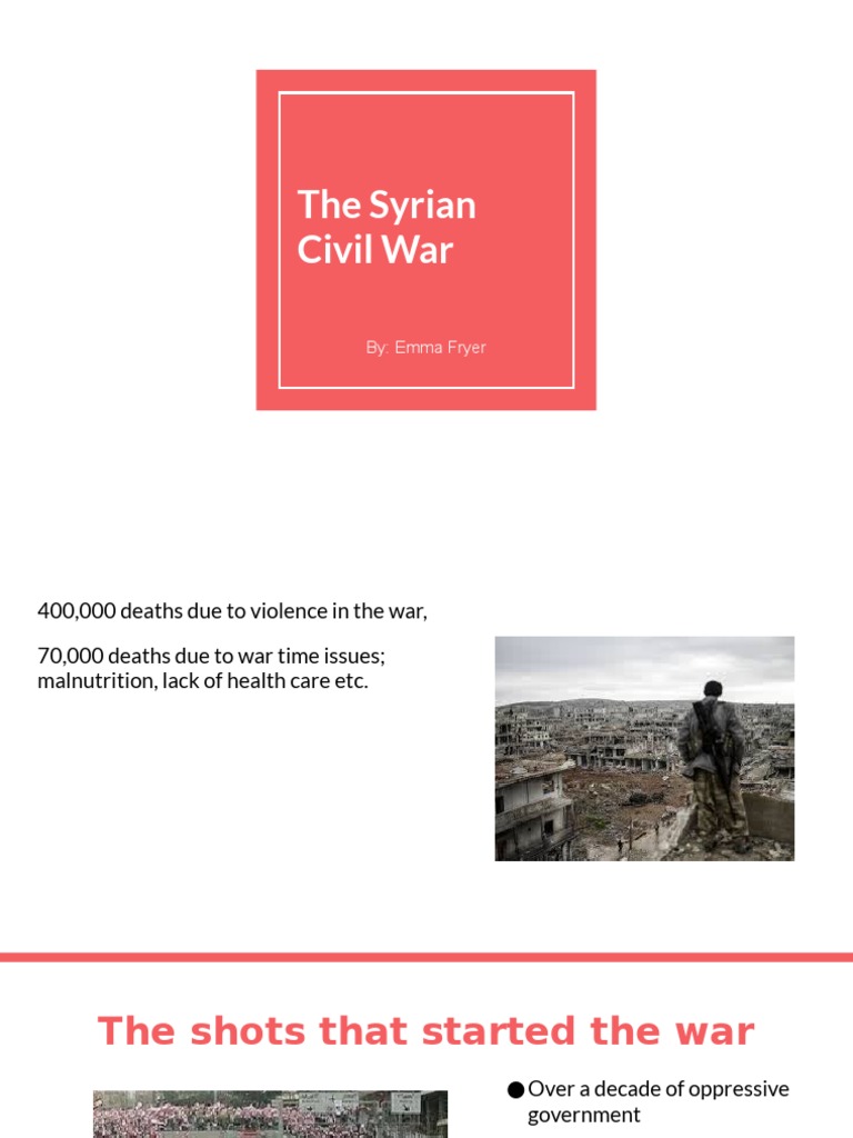 Overview of the Syrian Civil War | PDF