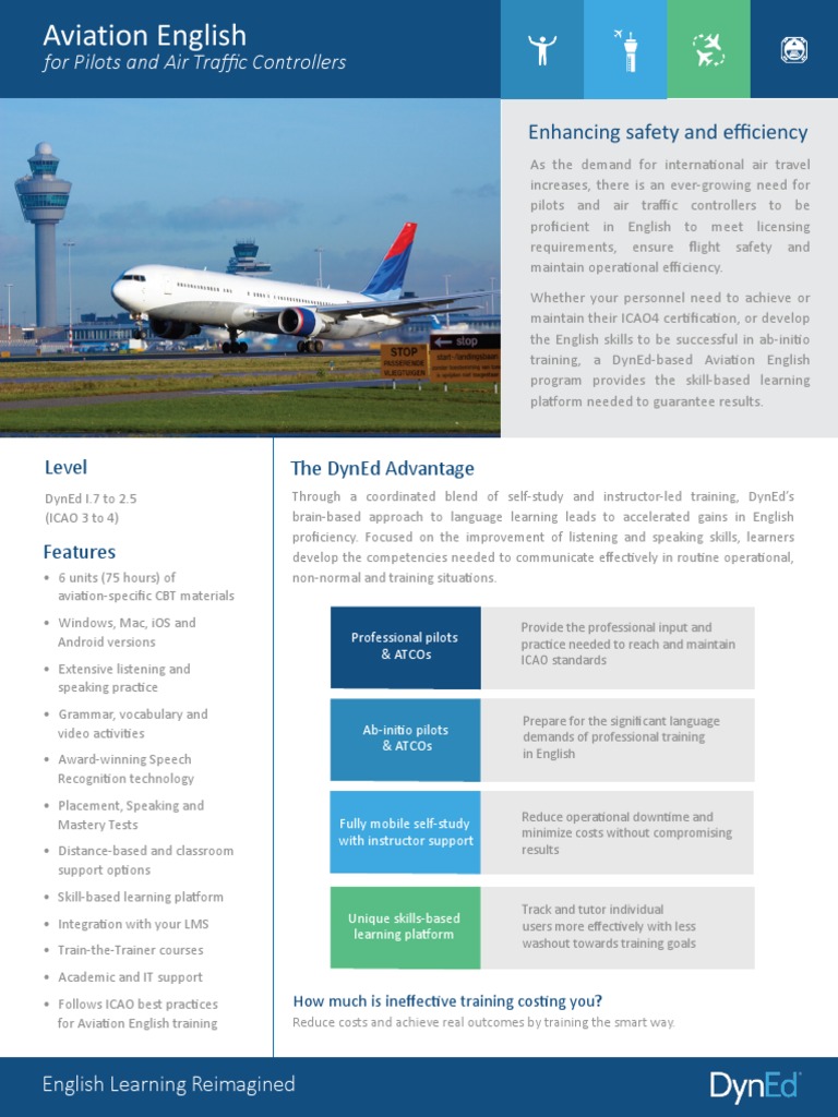 Aviation English for Pilots & ATCOs | PDF | Educational Technology ...