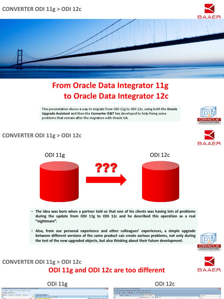 CONVERTER ODI 11g > ODI 12c | PDF | Application Programming Interface | Backup