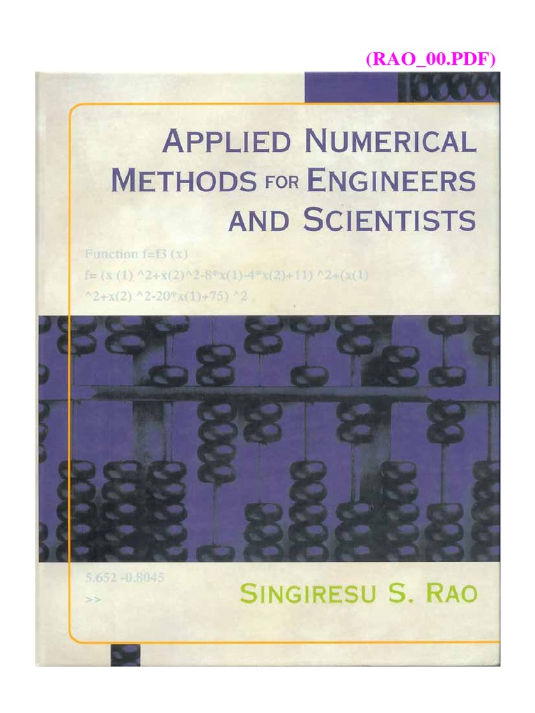 RAO 00 PDF Applied Numerical Methods For Engine | PDF