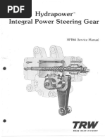 TRW Steering Box Service Manual | PDF | Steering | Automatic Transmission