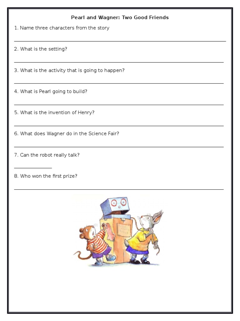 Pearl and Wagner Story Analysis Guide | PDF | Games & Activities