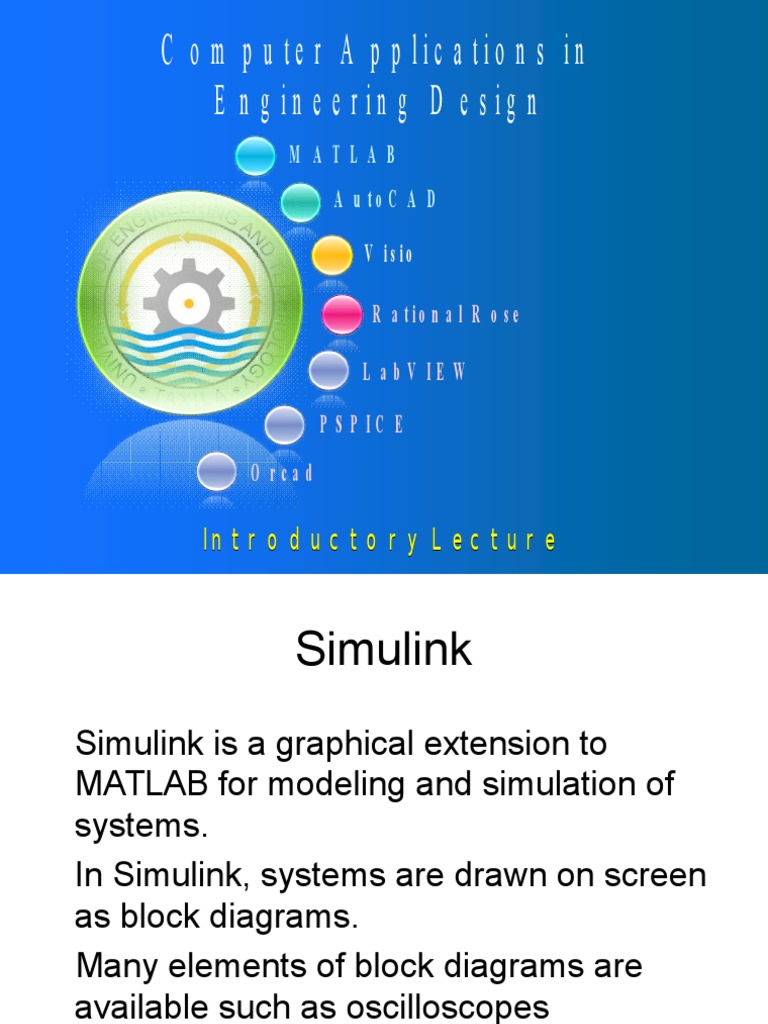 Computer Applications in Engineering Design: Introductory Lecture | PDF ...