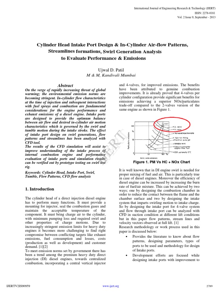Clear Definition of Swirl Ratio | PDF | Internal Combustion Engine ...