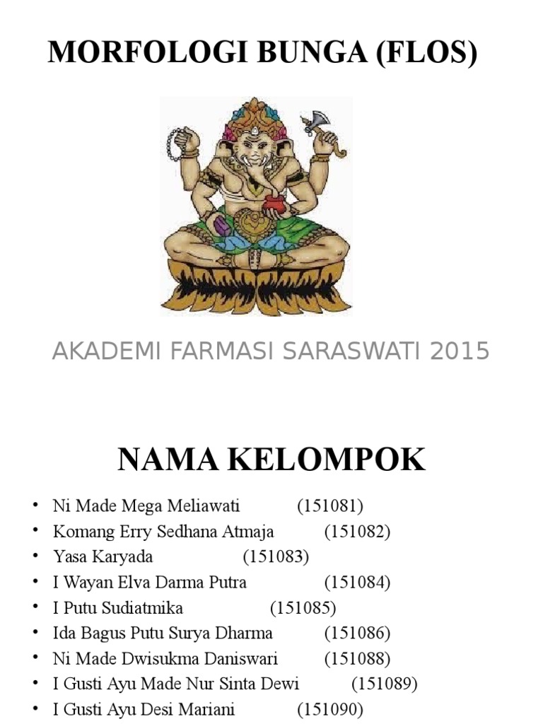 Morfologi Bunga (Flos) | PDF
