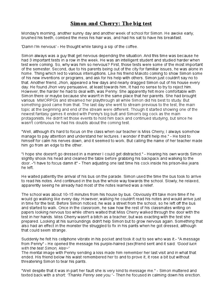 Simon&Cherry | PDF | Orgasm | Classroom