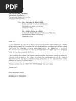 Solicitation Letter For Raffle Draw | PDF | Violence