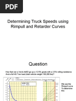 Truck Speed Analysis: Rimpull & Retarder | PDF | Truck | Brake