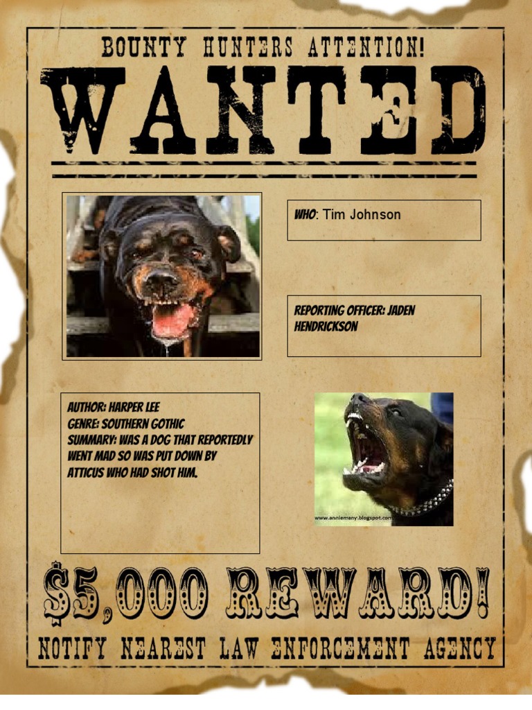 Wanted Poster | PDF