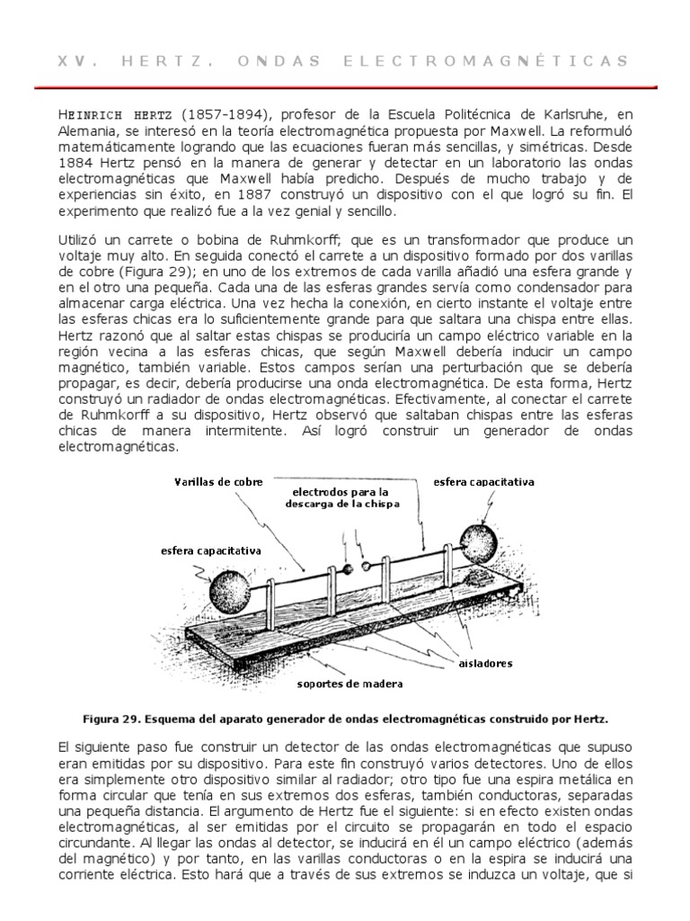 Hertz | PDF | Radiación electromagnética | Frecuencia