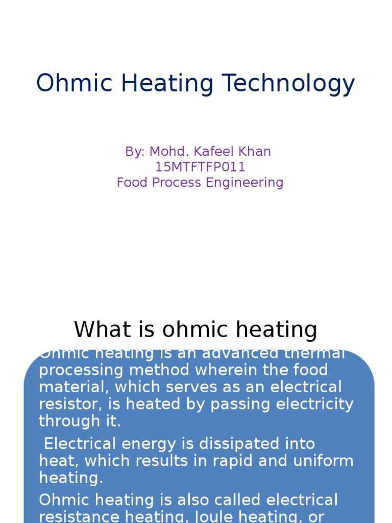 Ohmic Heating | Sodium Hydroxide | Heat