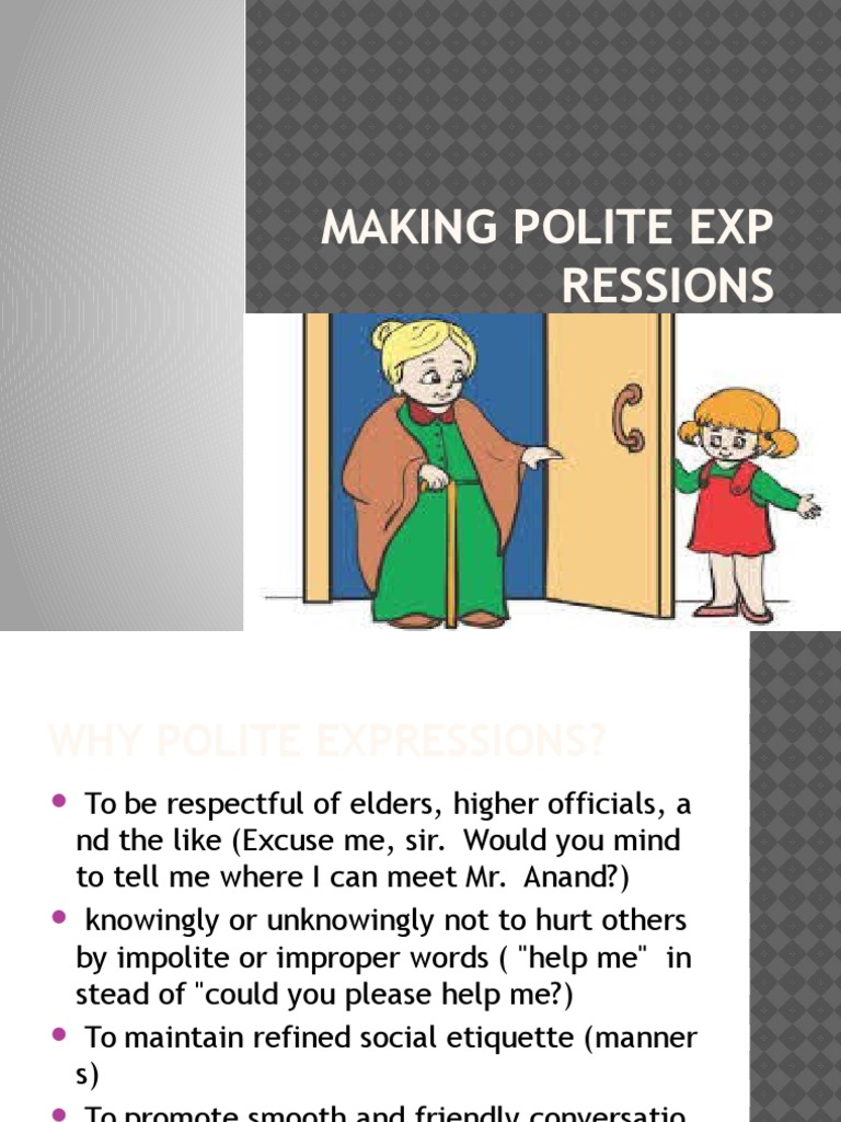 Polite Expressions for Various Situations | PDF