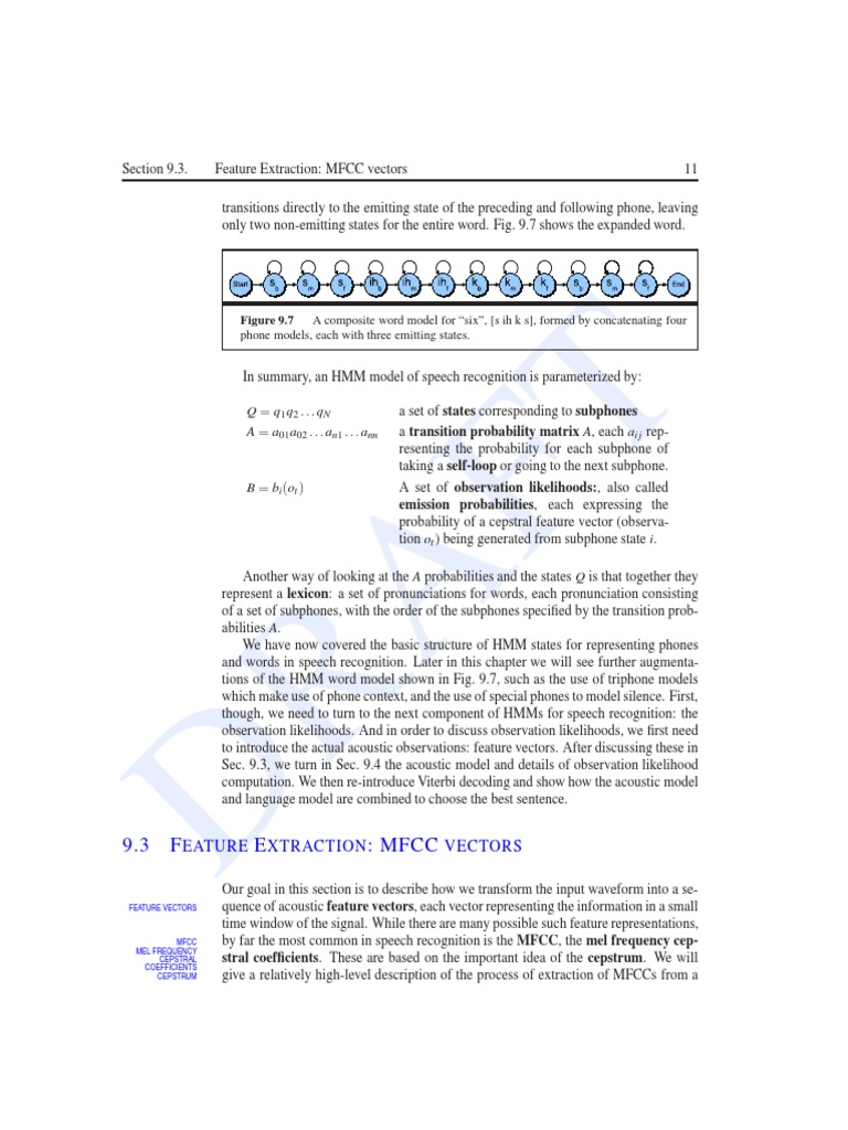 Mfcc Feature Extraction Pdf Spectral Density Sampling Signal