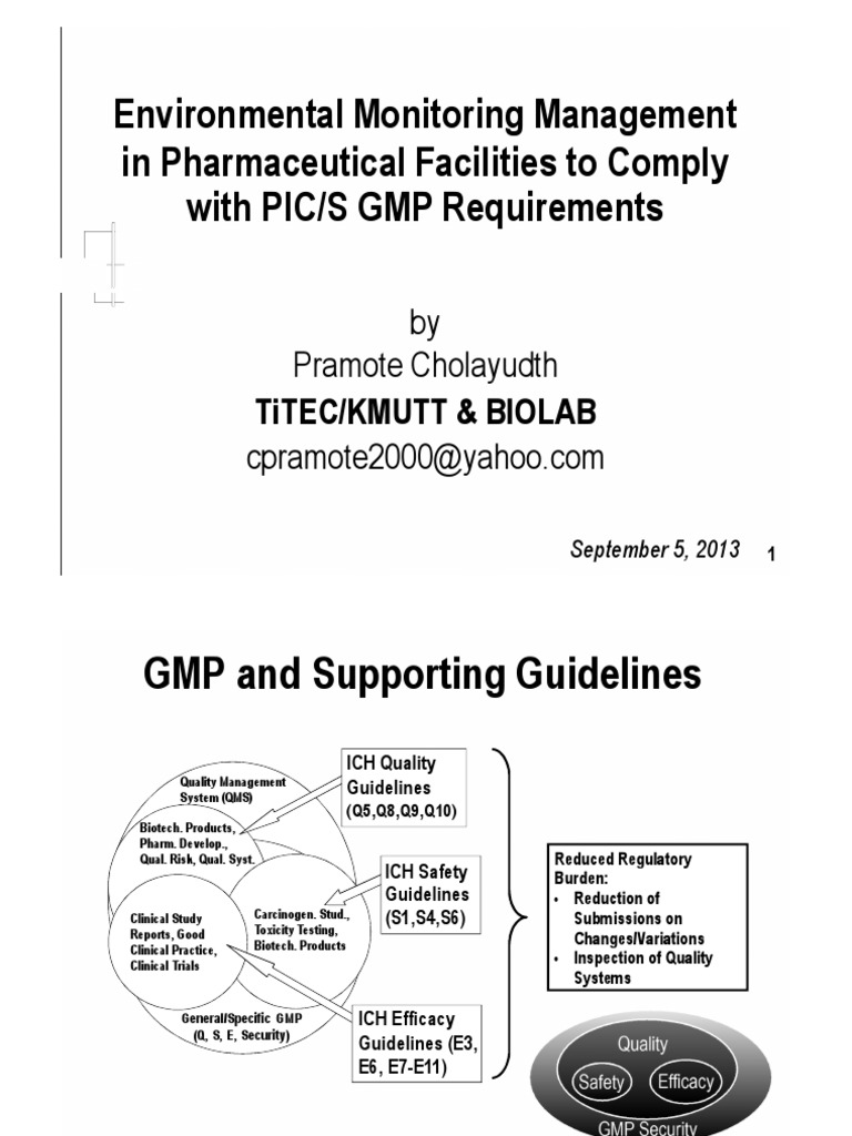 Environmental Monitoring Management in Pharmaceutical Facilities To ...