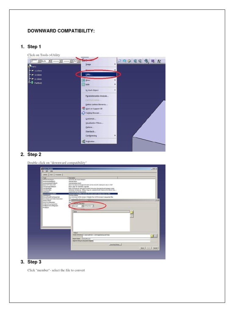 Downward Compatibility:: Click On Tools - Utility | PDF | Utility Software | Software