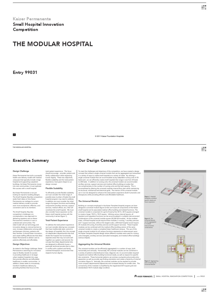 Hospital Structure Details | PDF | Kaiser Permanente | Photovoltaics
