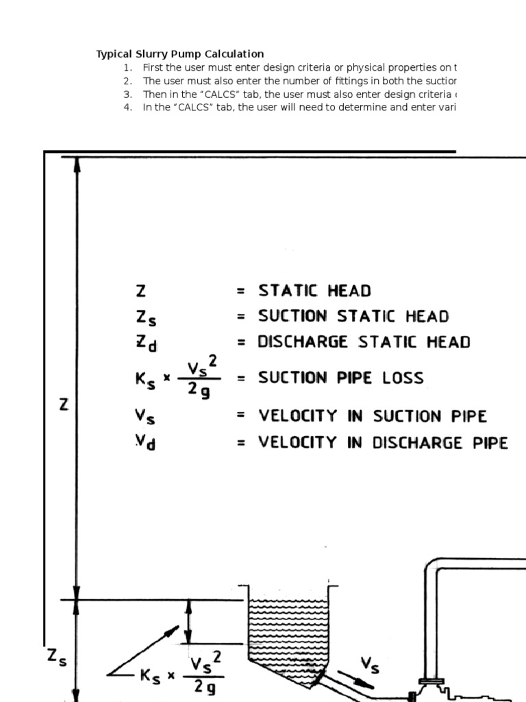 Slurry Pump Calculations | PDF | Ethanol | Pipe (Fluid Conveyance)