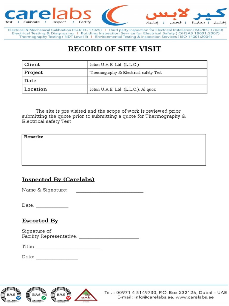 Thermography & Electrical Safety Test Report | PDF | Law
