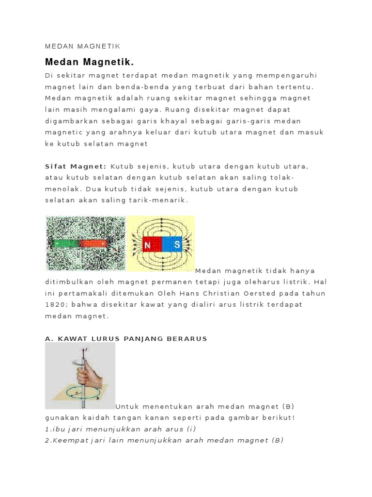Contoh Soal Medan Magnet dan Solenoida | PDF