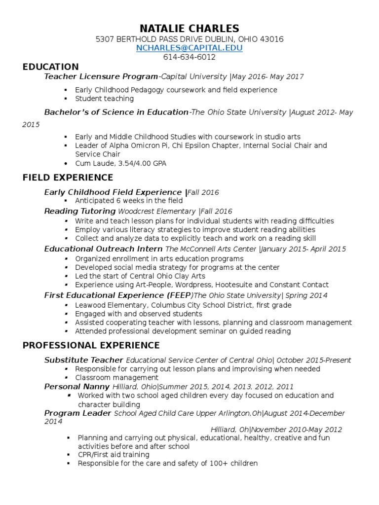 Charles Resume | PDF | Career & Growth